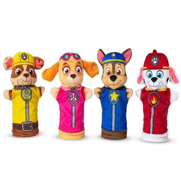 Melissa & Doug | Toys | Melissa Doug Paw Patrol Hand Puppets 4 Puppets ...